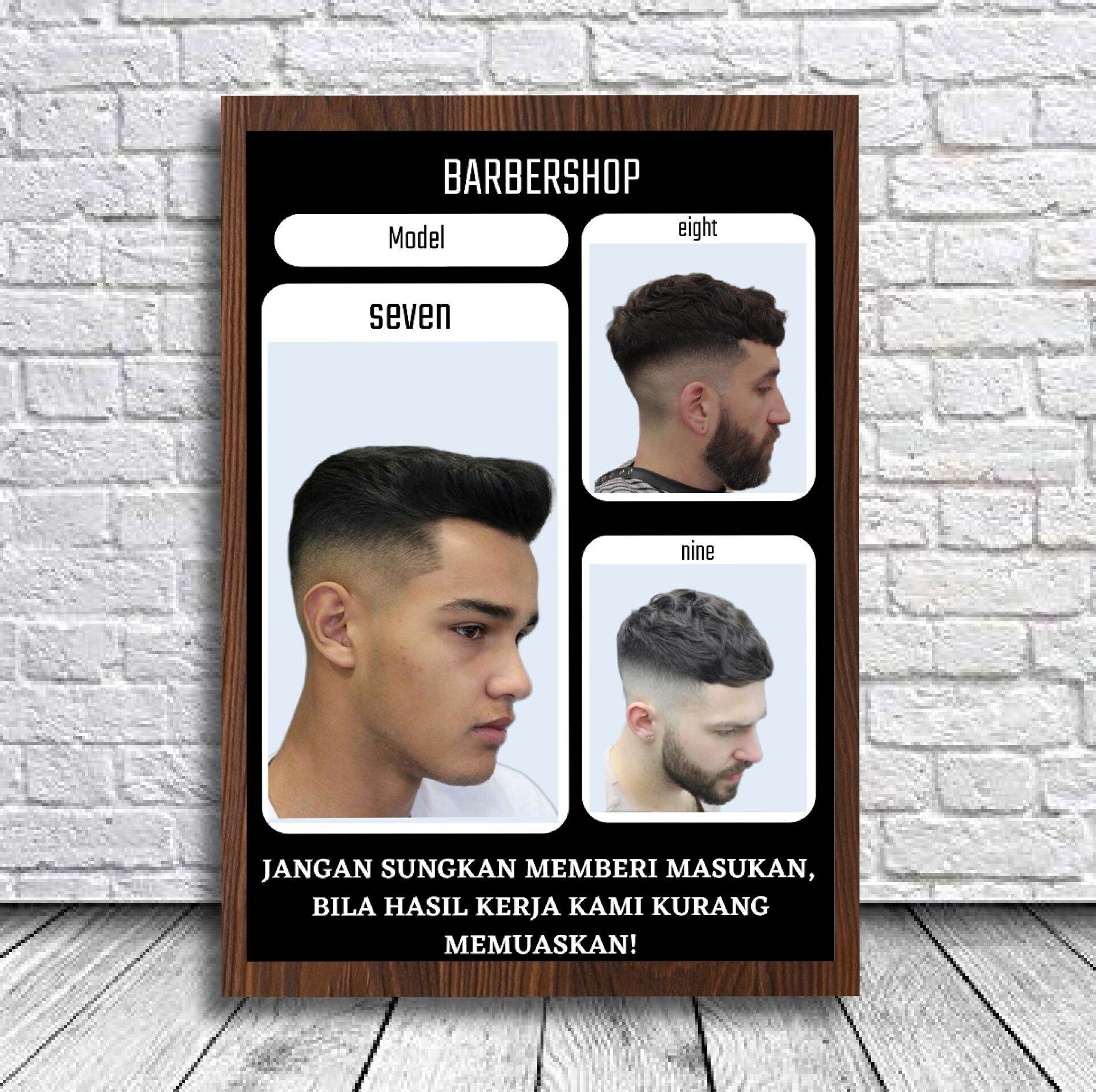 poster barbershop poster pangkas rambut poster salon poster terbaru ...