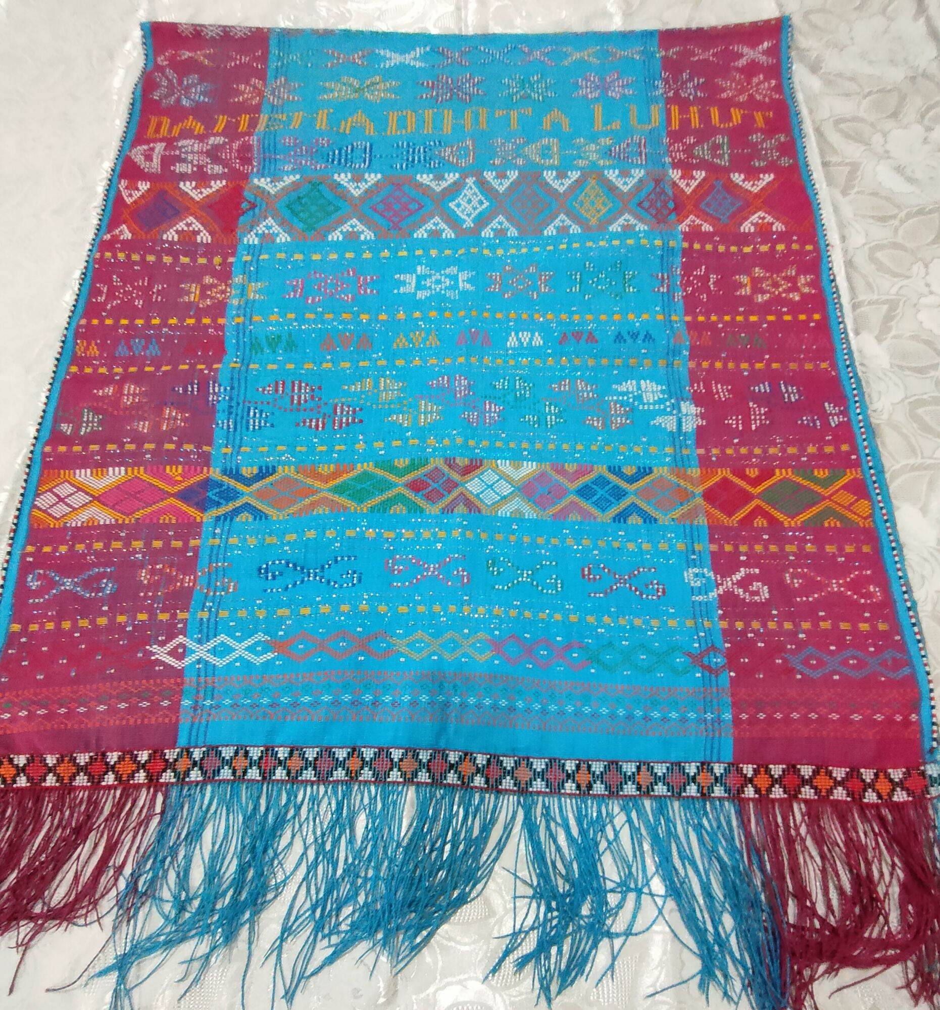 ulos sadum tenun tarutung pakaian adat batak toba | Lazada Indonesia