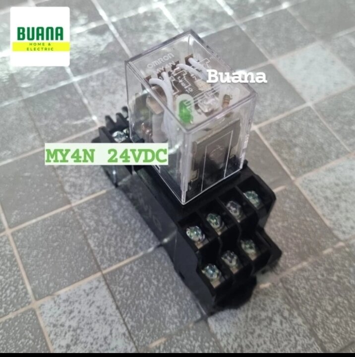 Relay OMRON MY4N 24VDC Plus socket / my4 24v | Lazada Indonesia
