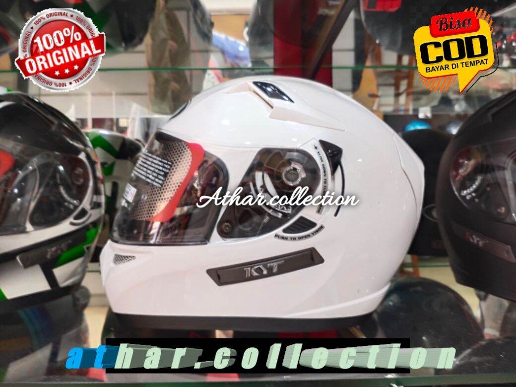 Kyt K2 rider solid white | Lazada Indonesia