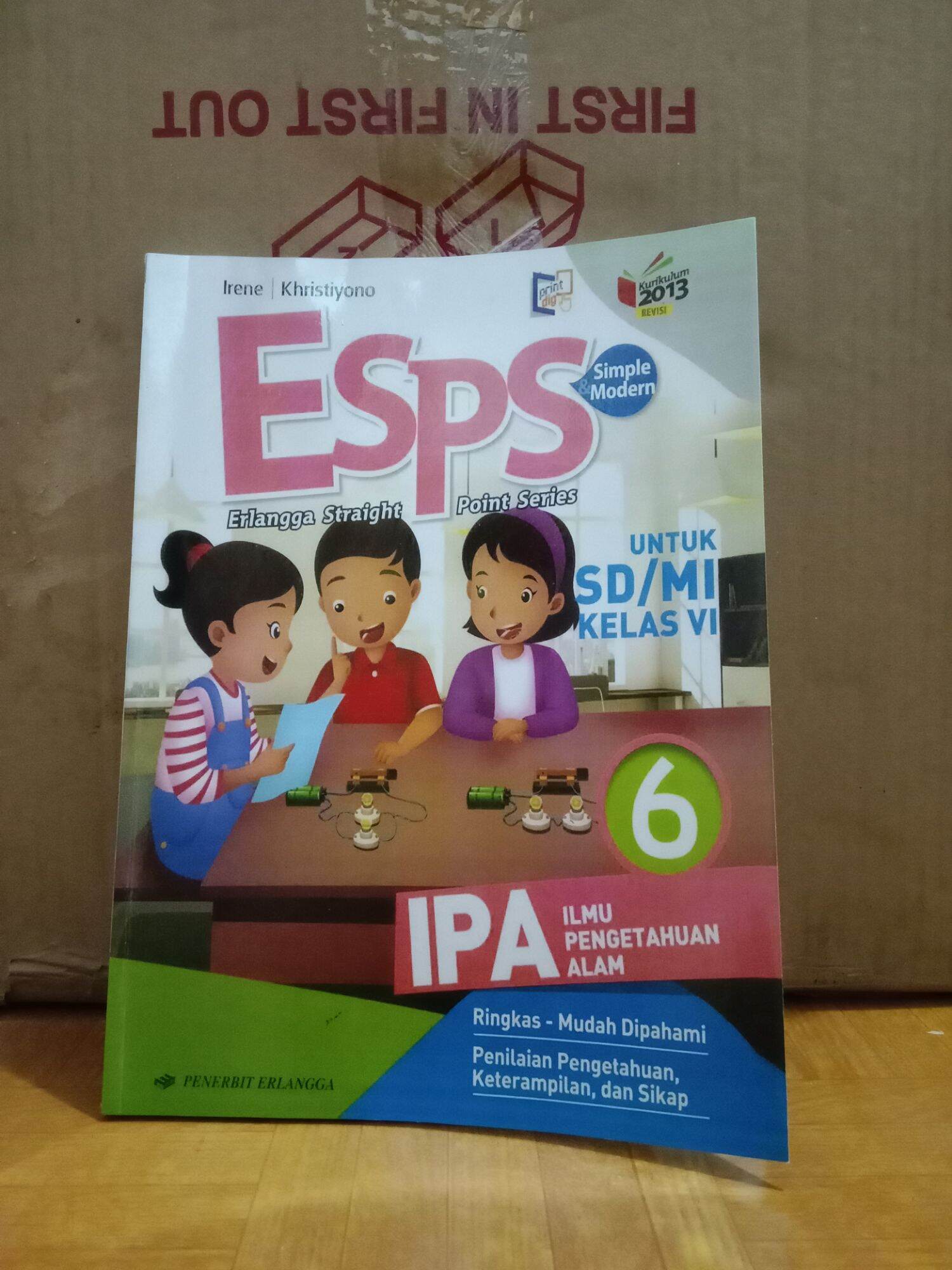 Buku ESPS IPA(ilmu pengetahuan alam) untuk SD&MI kelas 6 erlangga ...