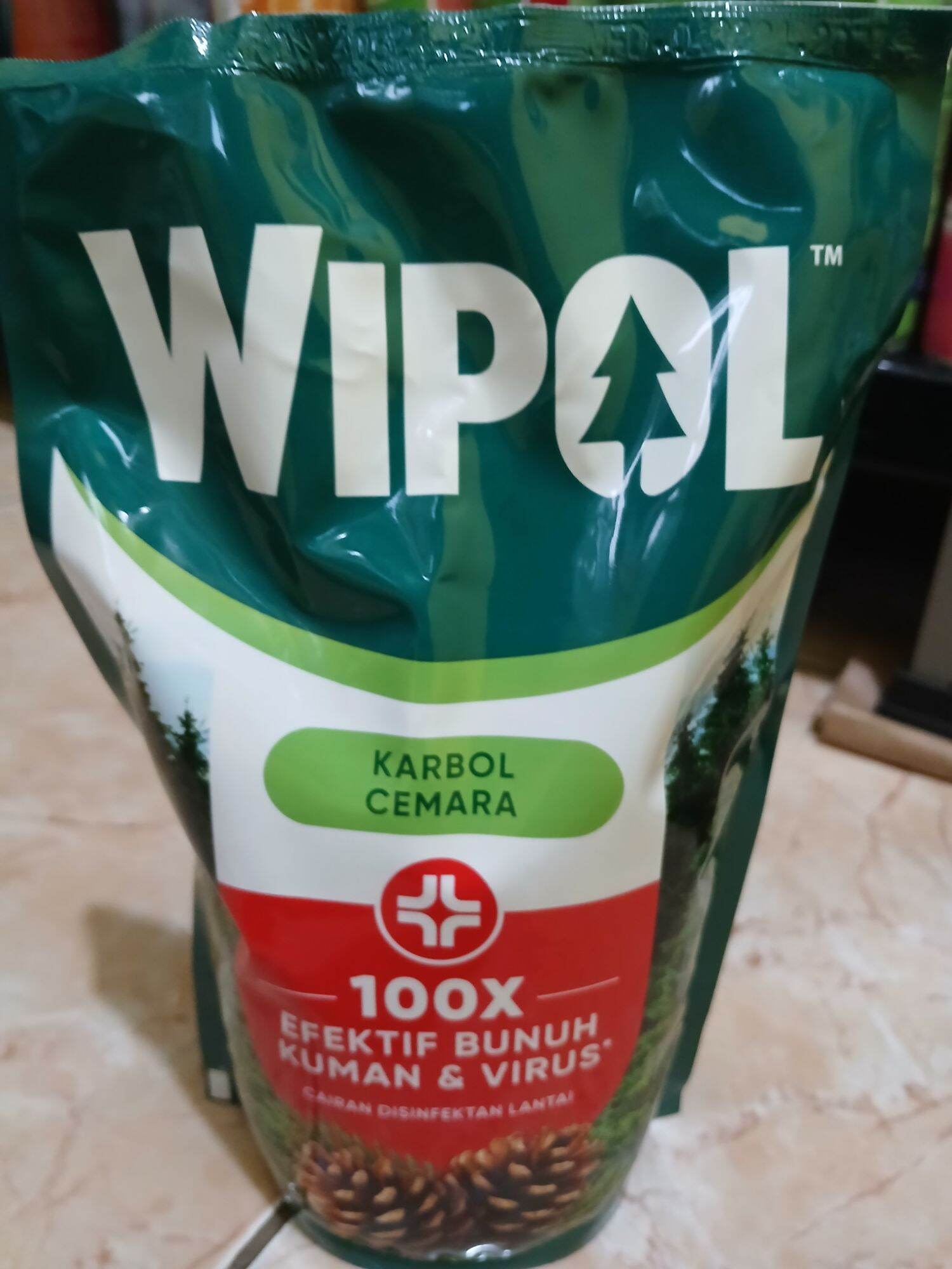 Wipol Karbol Cemara 750ml Cairan Disinfektan Lantai | Lazada Indonesia