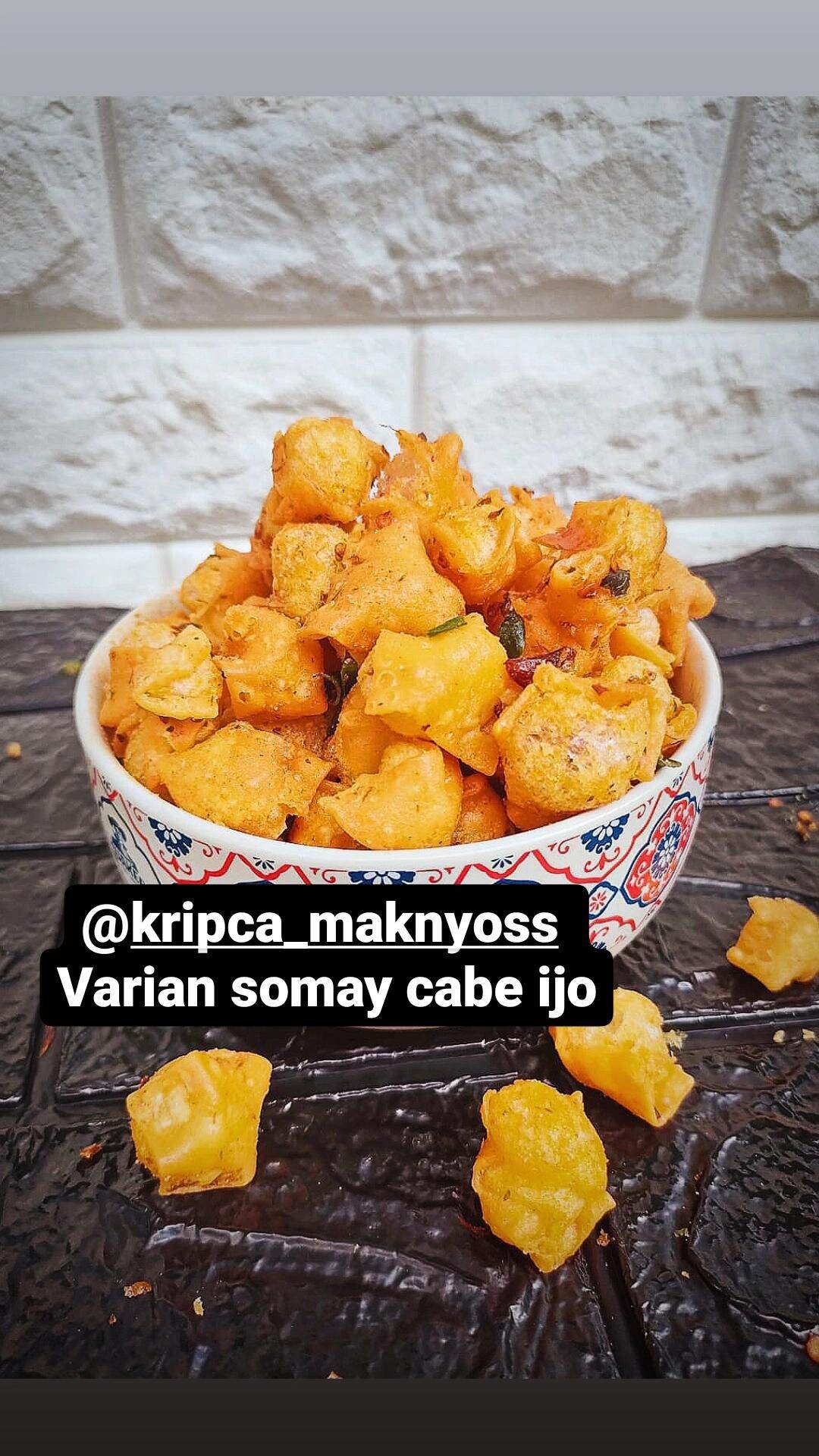 Krupuk somay /batagor/somay kering bumbu maknyoss 1 Kg | Lazada Indonesia