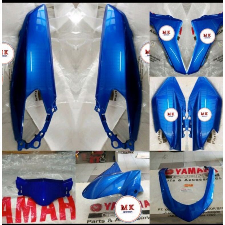 PAKET FULL SET BODY HALUS NMAX, N MAX OLD 2016-2019 BIRU ORIGINAL ...