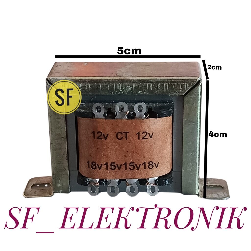 Trafo Transformator 500MA CT 18V Merk SANKEN | Lazada Indonesia