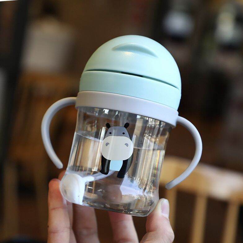 Botol Gelas Minum Bayi Anak Balita 250 ml 280 ml 300 ml Baby Sippy Training Cup Karakter Selang ...