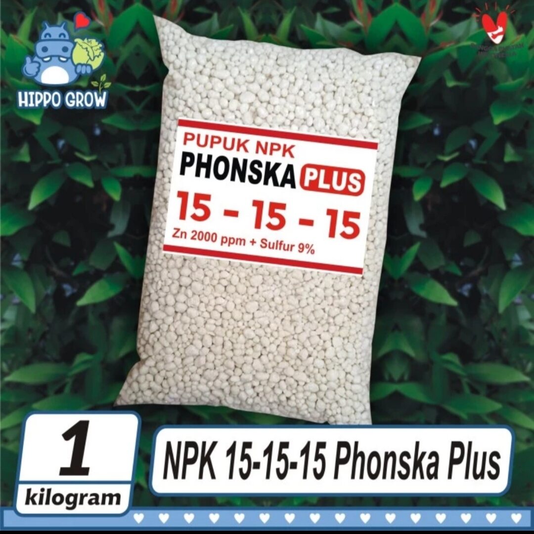 Pupuk buah NPK Phonska Plus 15 15 15, Repacking 1 kg, Ori Petrokimia ...