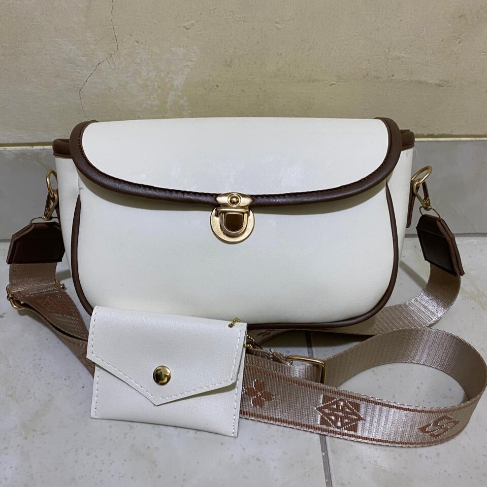 tas salempang wanita bahan kulit premium kekinian | Lazada Indonesia