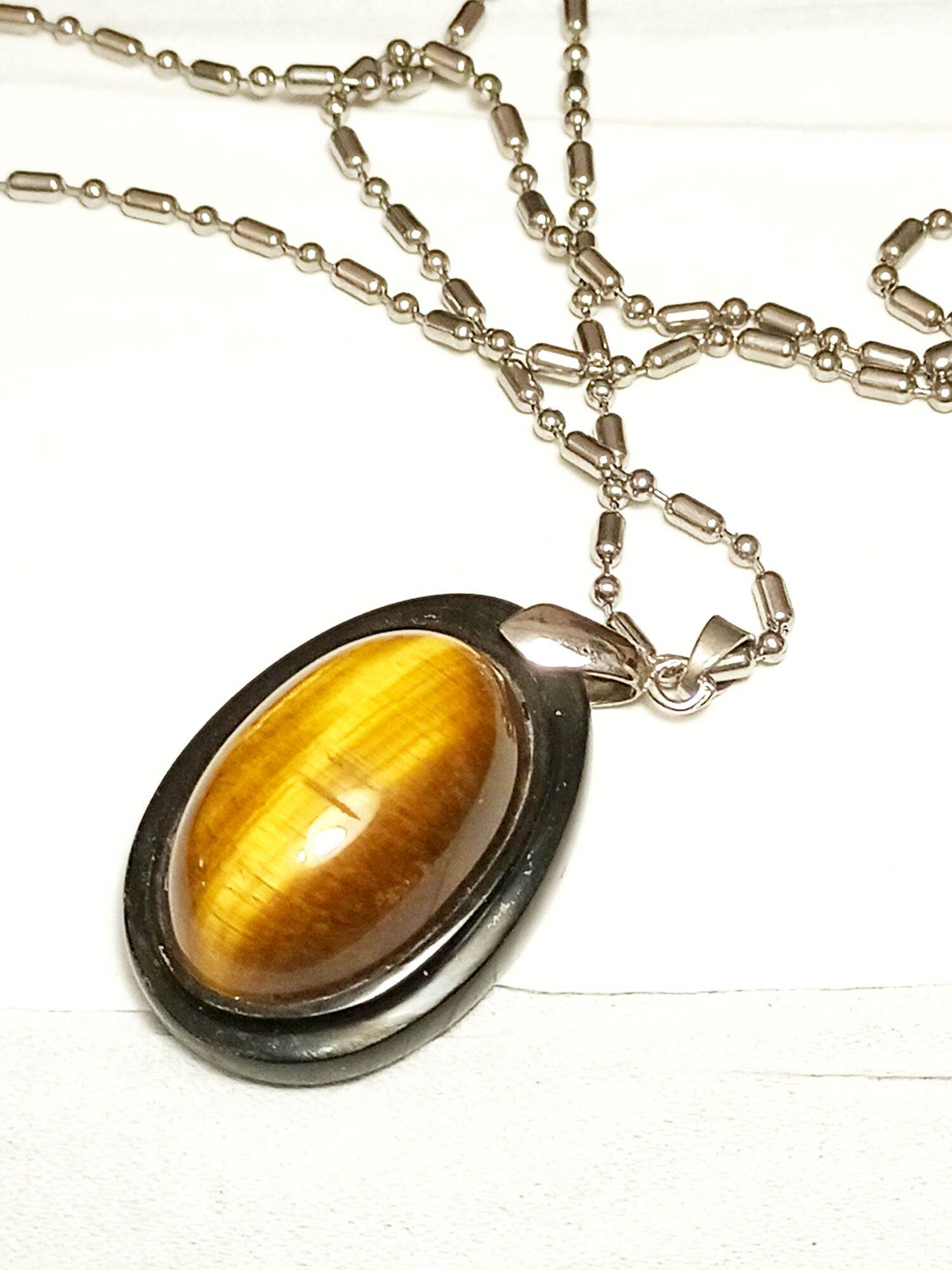 Liontin Batu Tiger Eye Natural | Lazada Indonesia