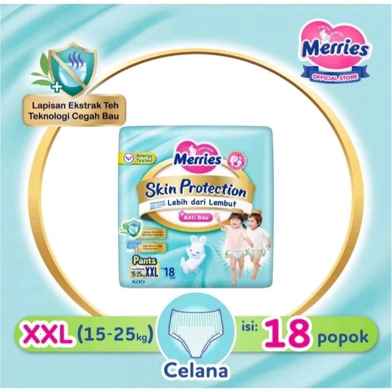 MERRIES SKIN PROTECTION XXL 18 | Lazada Indonesia