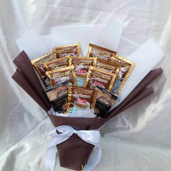 Bouquet snack / buket kopi roko / parcel makanan / bingkisan / hadiah ...