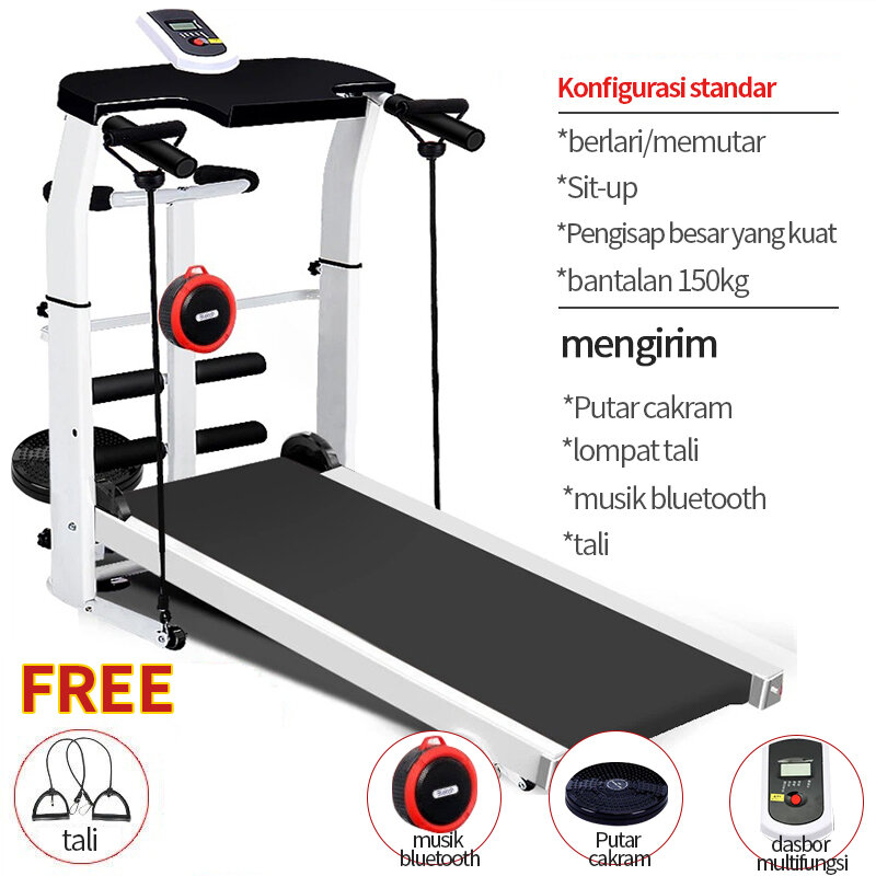 Treadmill Manual MultiFungsi Treadmill 8 in 1-Alat Fitness Termurah ...