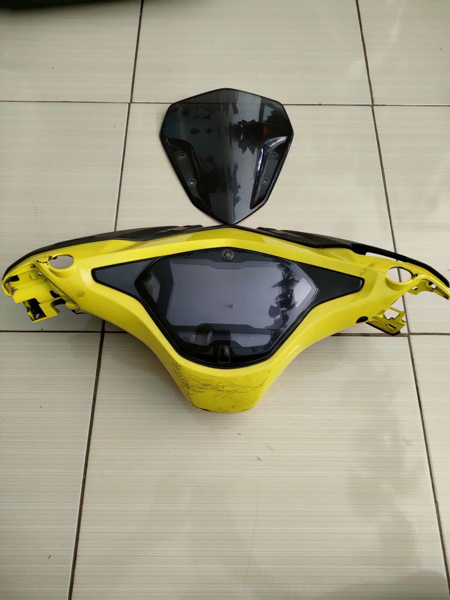 Speedometer kilometer spidometer set batok cover yamaha aerox 155 ...