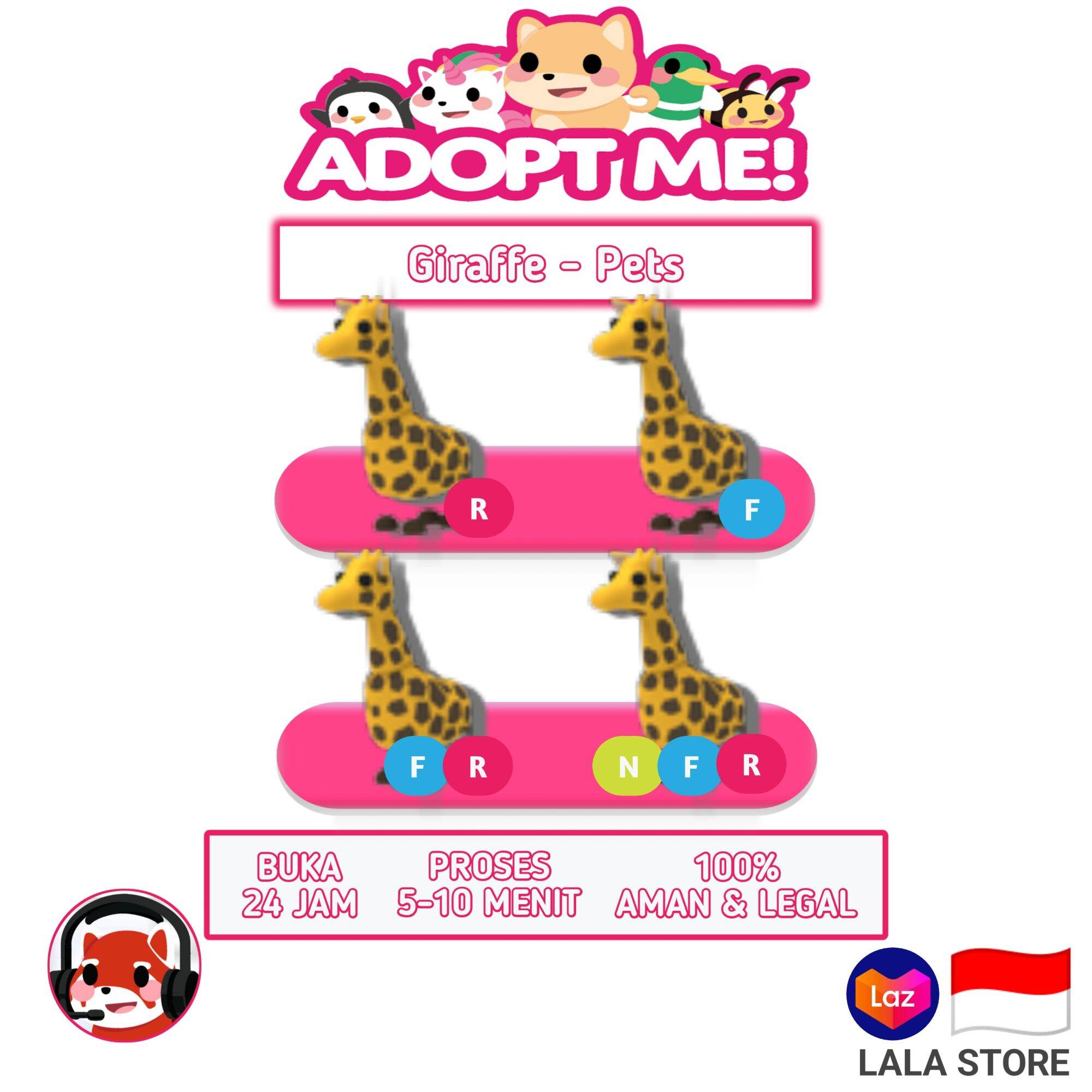Adopt Me - Giraffe - Roblox | Lazada Indonesia