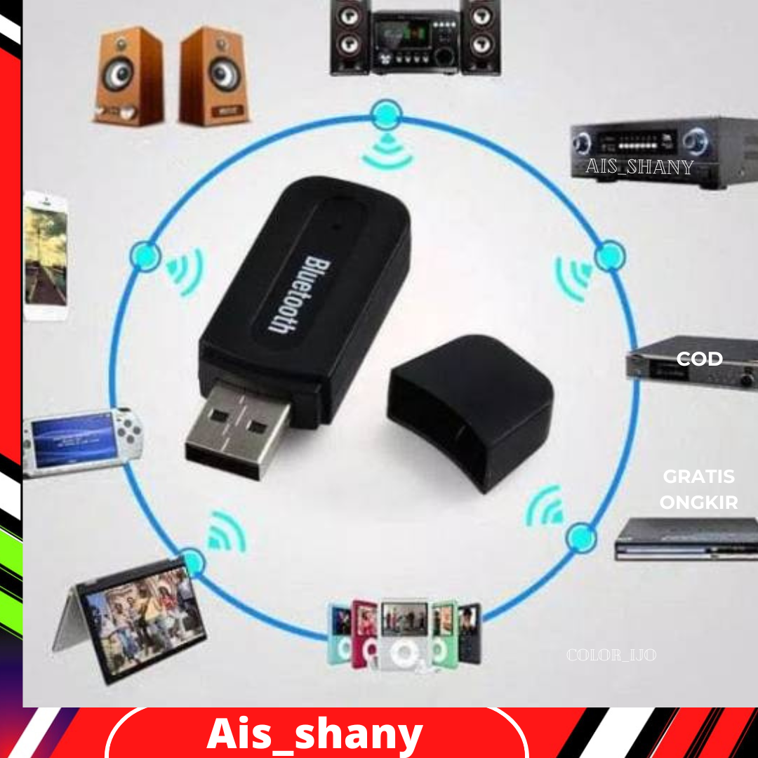 Audio Bluetooth Receiver Wirelles Stereo Adapter USB BT CK-02 | Lazada ...