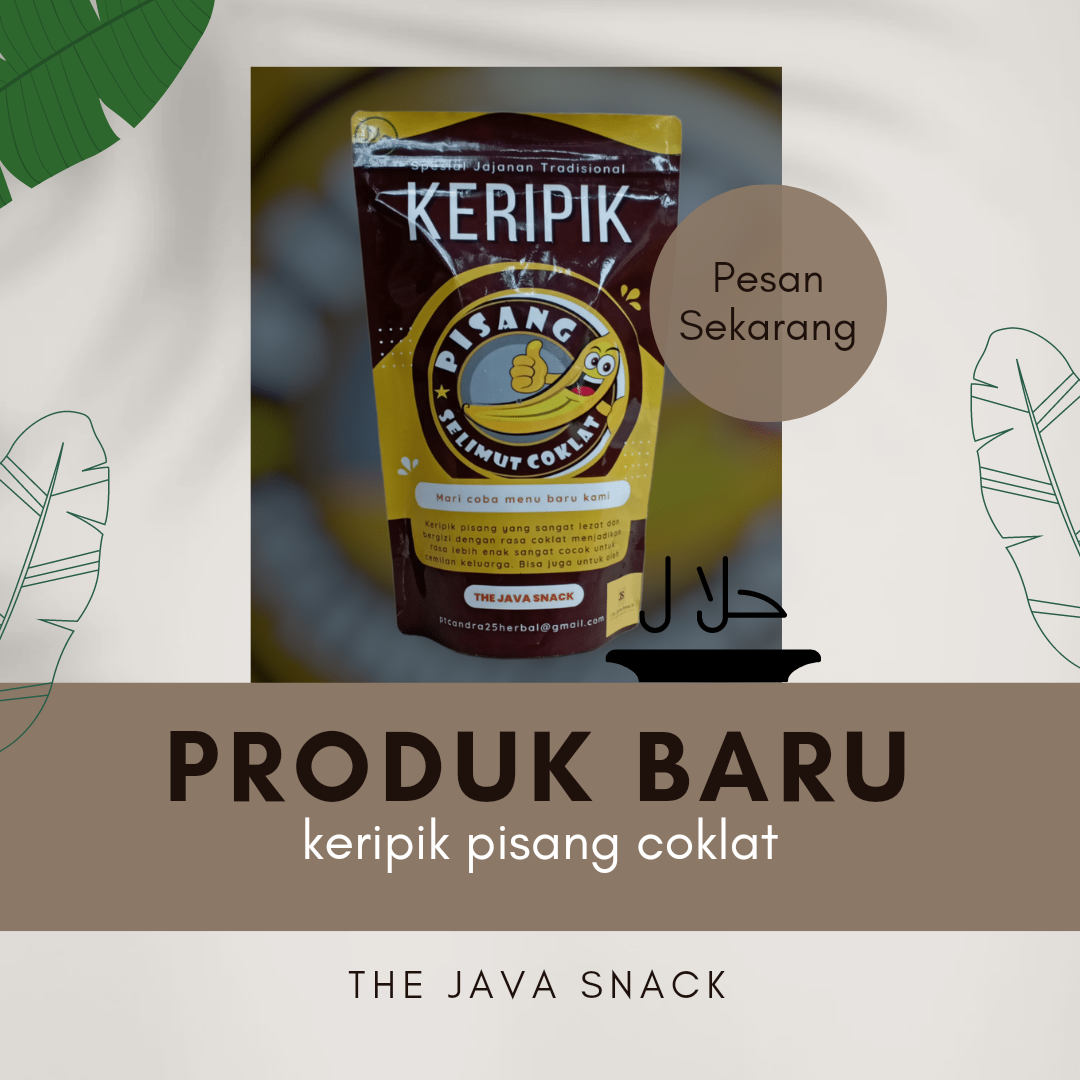 Keripik pisang coklat THE JAVA SNACK keripik pisang sehat | Lazada Indonesia