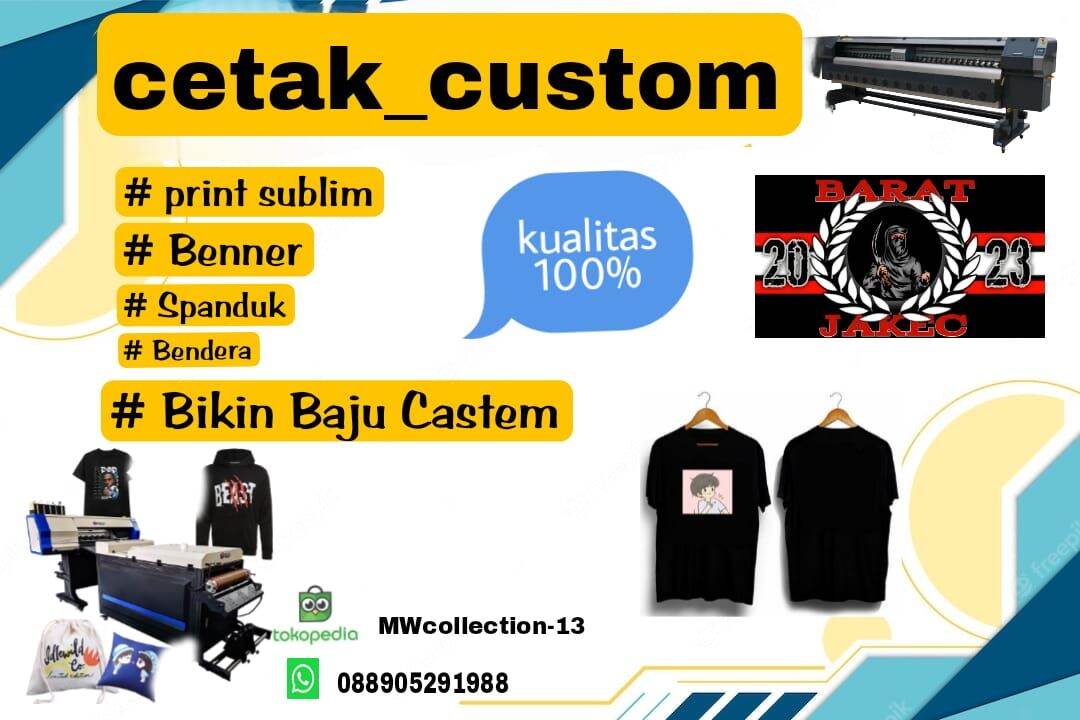 Toko Resmi cetak_custom Online | Lazada.co.id