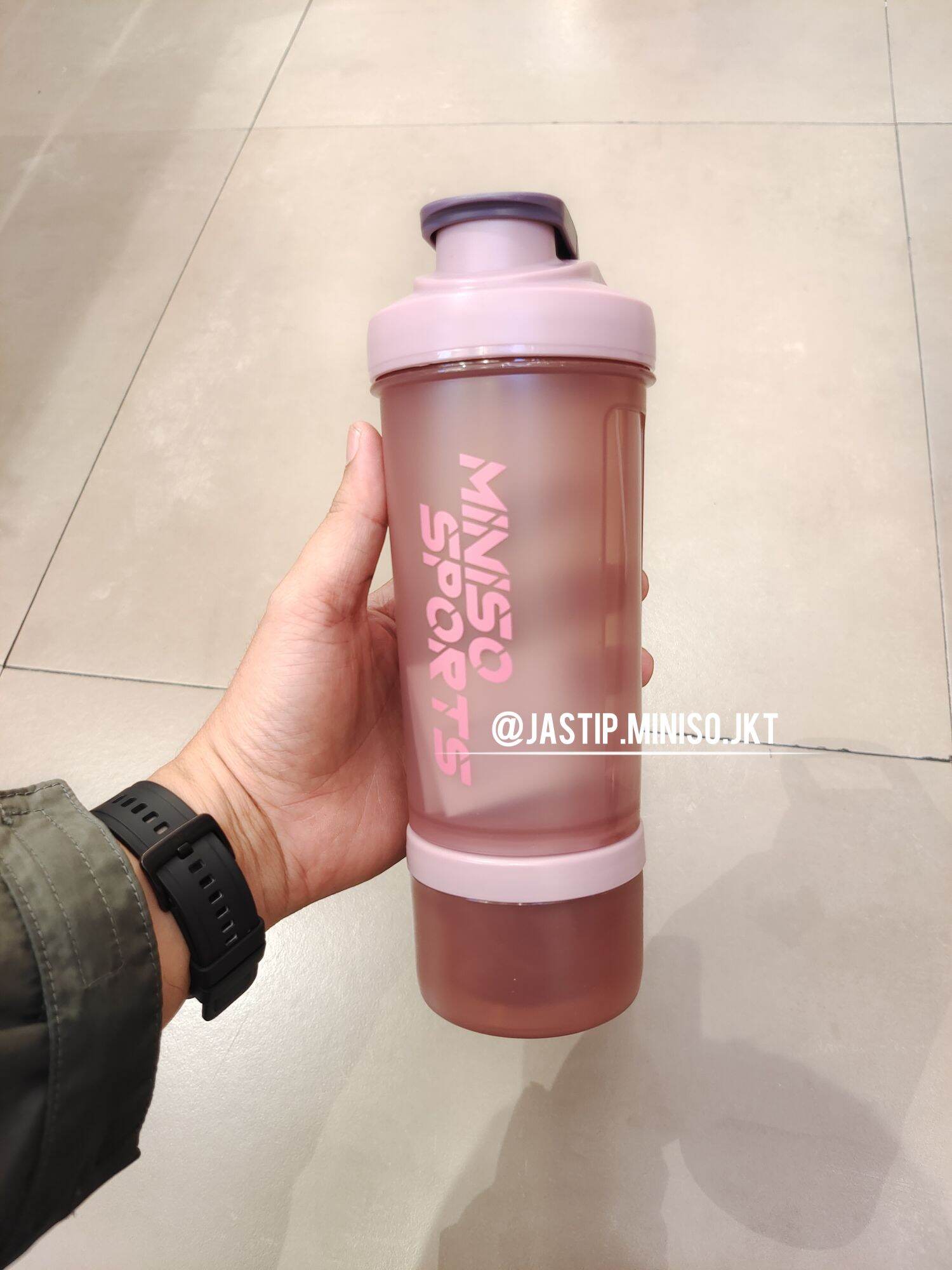 MINISO Sports 🆕 Botol Minum Sport Shaker 650ml | Lazada Indonesia
