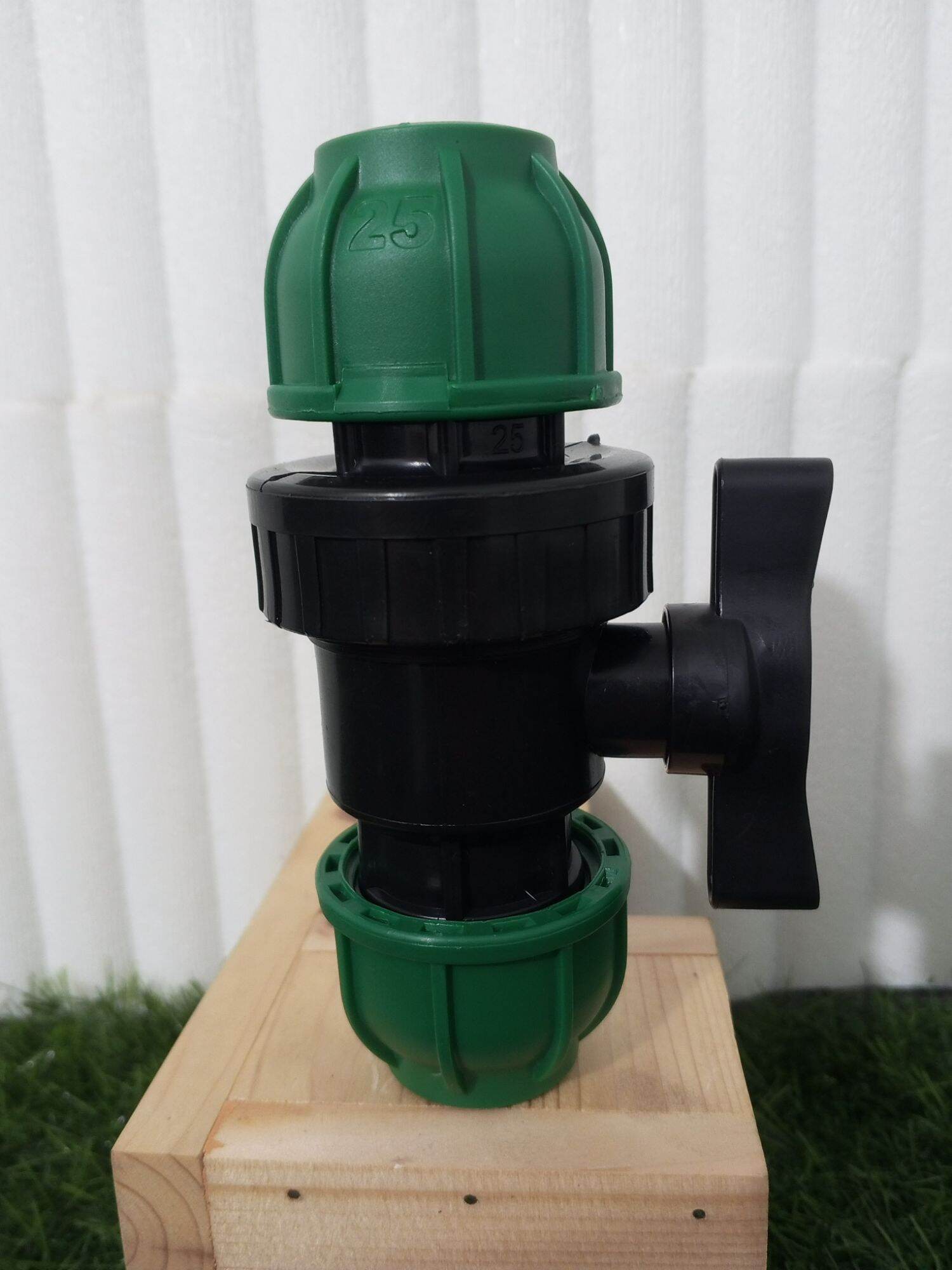 Sambungan pipa HDPE stop kran/ IRRIPLAST/ ukuran 25mm atau 3/4 inch ...