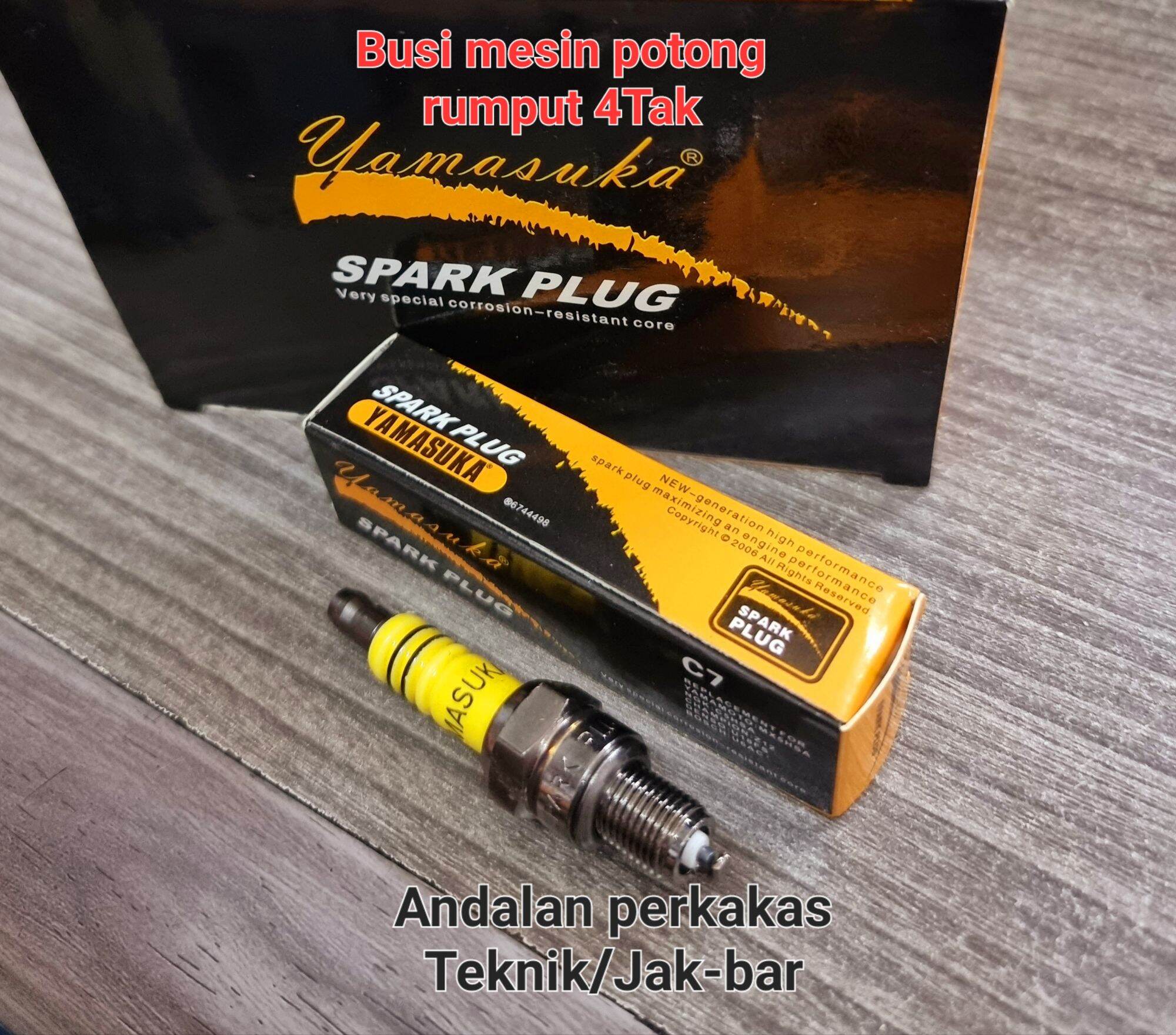 Busi mesin potong rumput 4tak | Lazada Indonesia