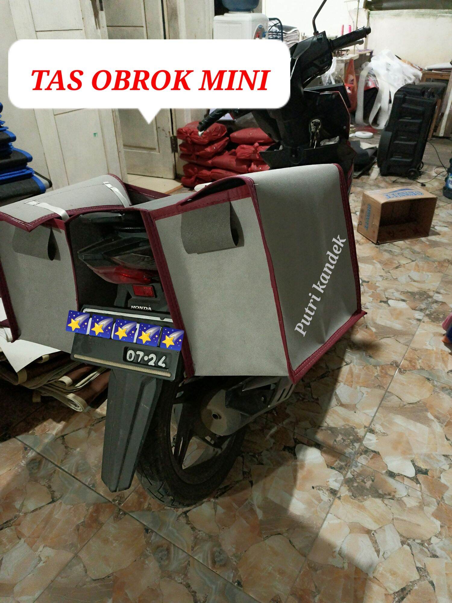 TAS RONJOT, TAS KANDEK, TAS OBROK, BRONJONG MOTOR SERBA GUNA | Lazada ...