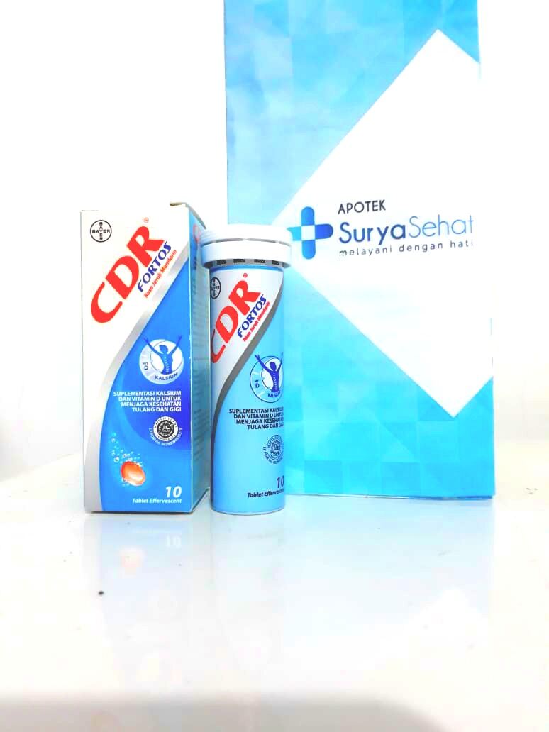 AHLINYA OSTEOPOROSIS CDR FORTOS 10 tablet effervescent (CALCIUM D ...