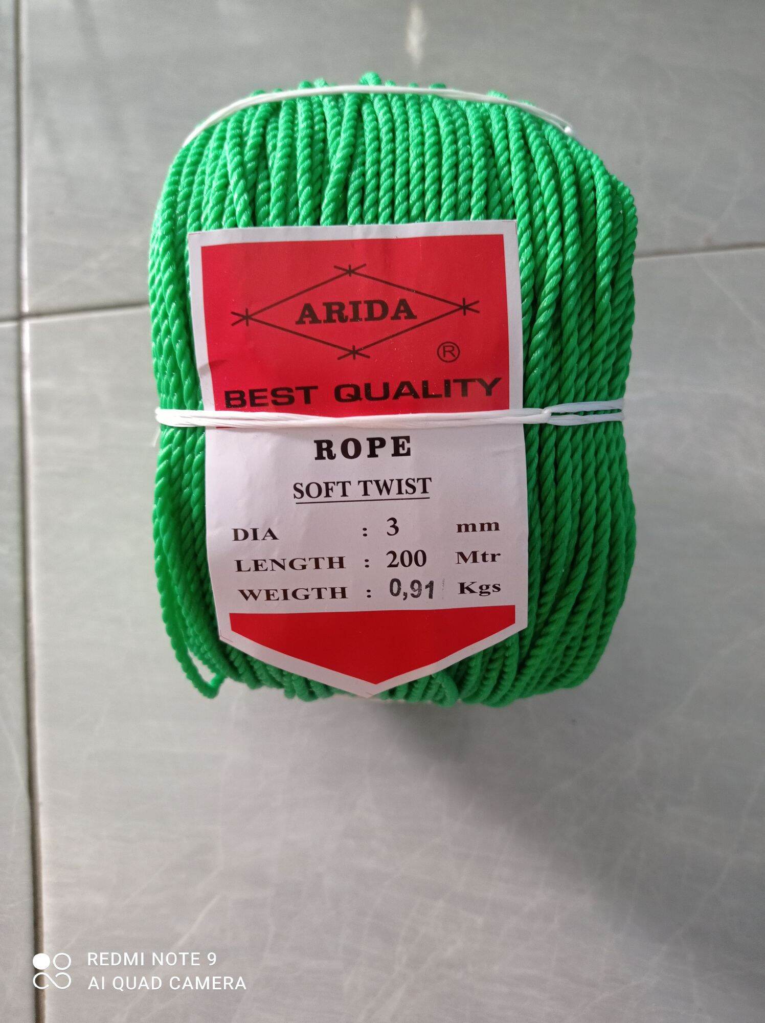 tali tambang tampar arida 3mm 200m tali jaring ikan | Lazada Indonesia