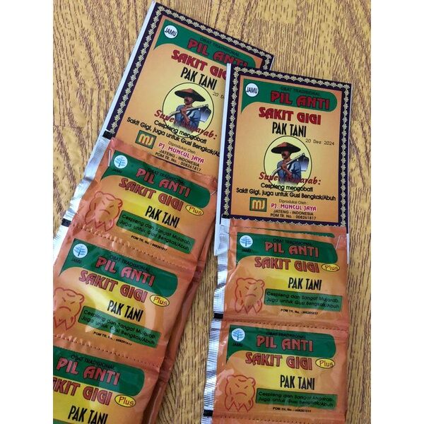 1 SACHET PIL SAKIT GIGI PAK TANI | Lazada Indonesia