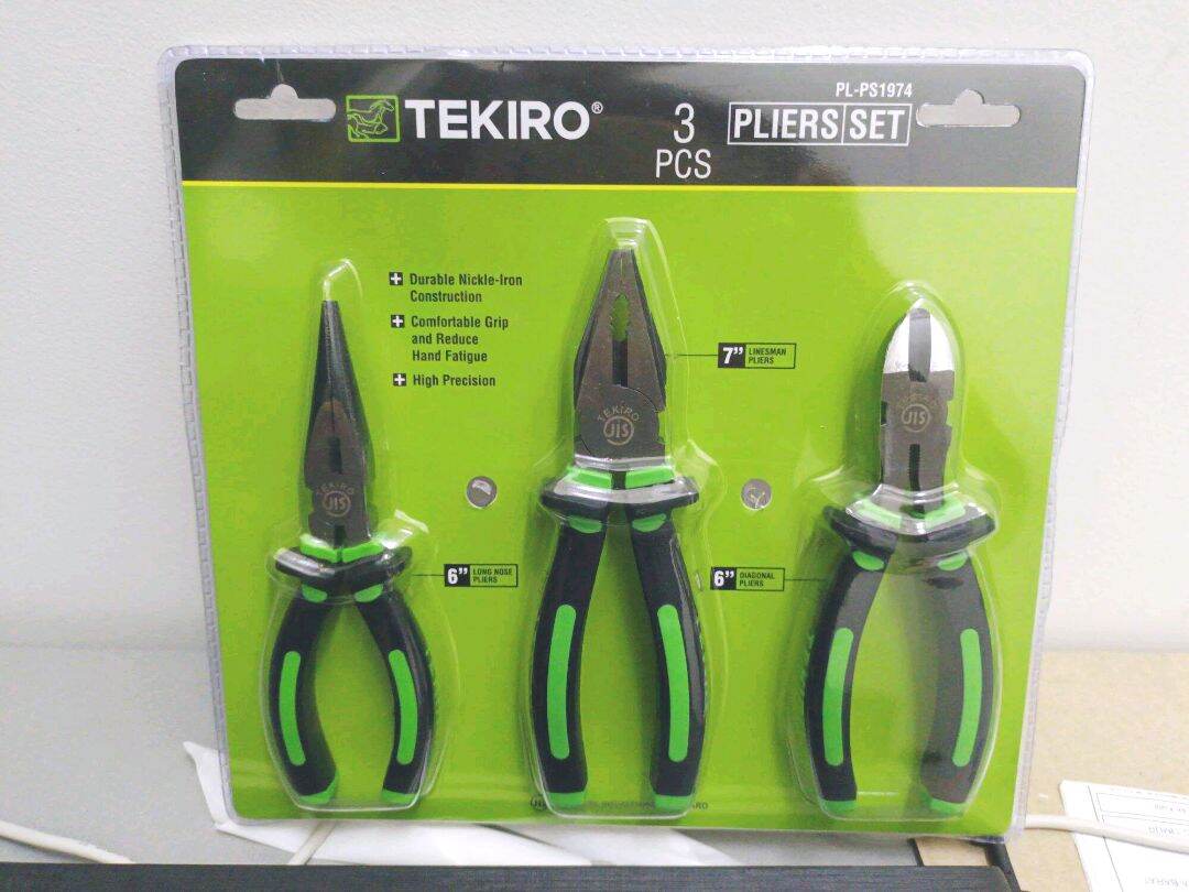 Tang Set Tekiro Tang Set Tekiro 3 Pc Tang Kombinasi 7 Tang Lancip 6 Tang Potong 6