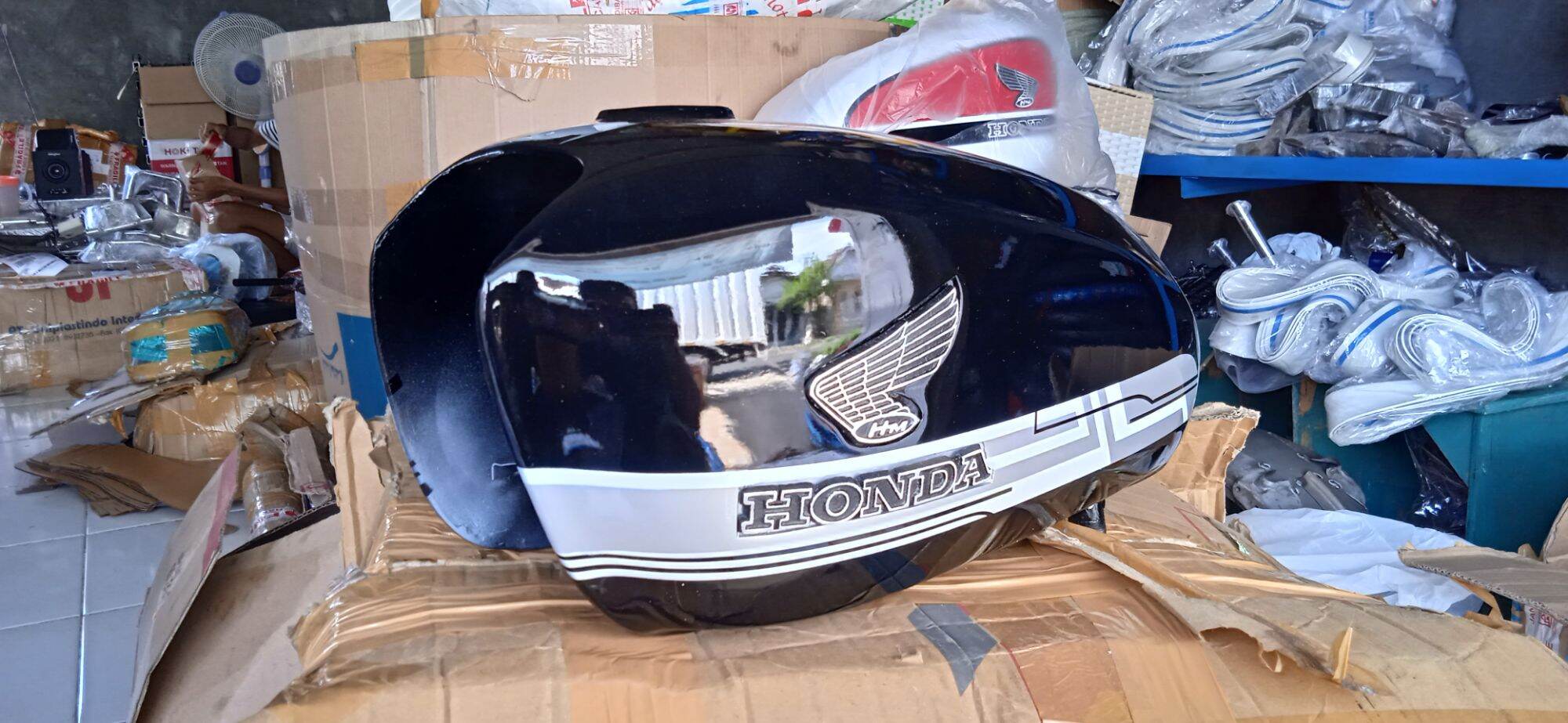 Tangki Tengki Tanki Cb 100 Glatik Gelatik Galvanis Pres Tebal Hitam ...