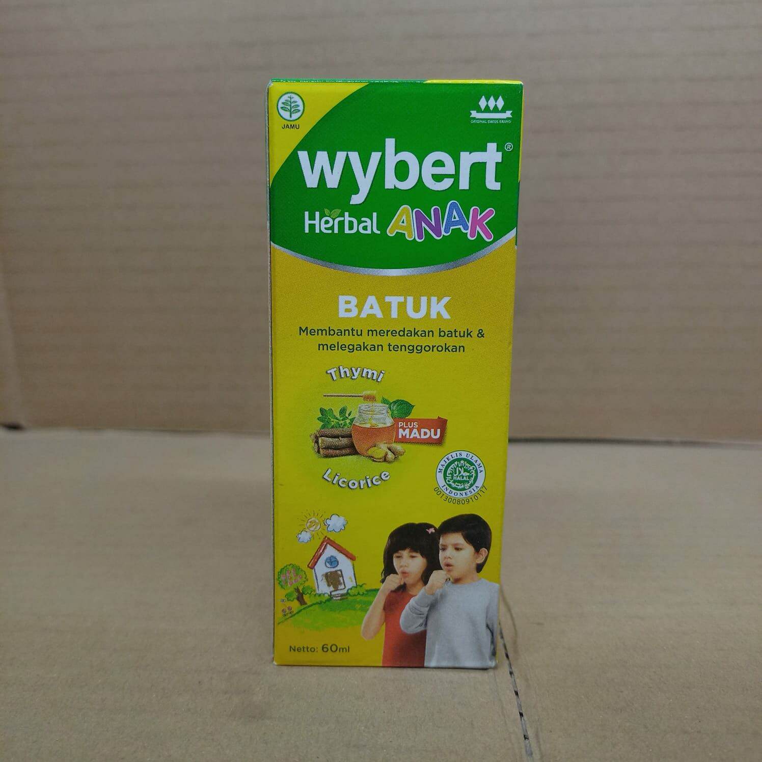 WYBERT HERBAL OBAT BATUK UNTUK ANAK 60ml | Lazada Indonesia