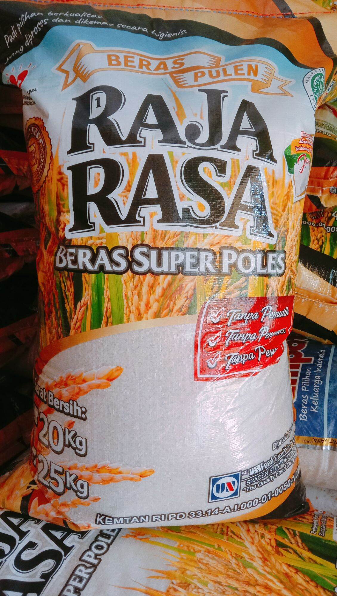Beras promo Cap Raja 20kg | Lazada Indonesia