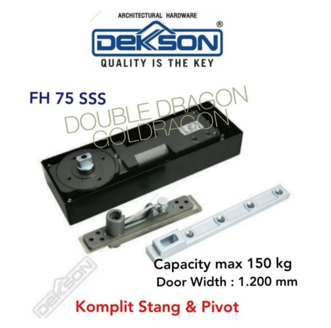 Floor Hinge Dekkson FH 75 SSS Komplit | Lazada Indonesia