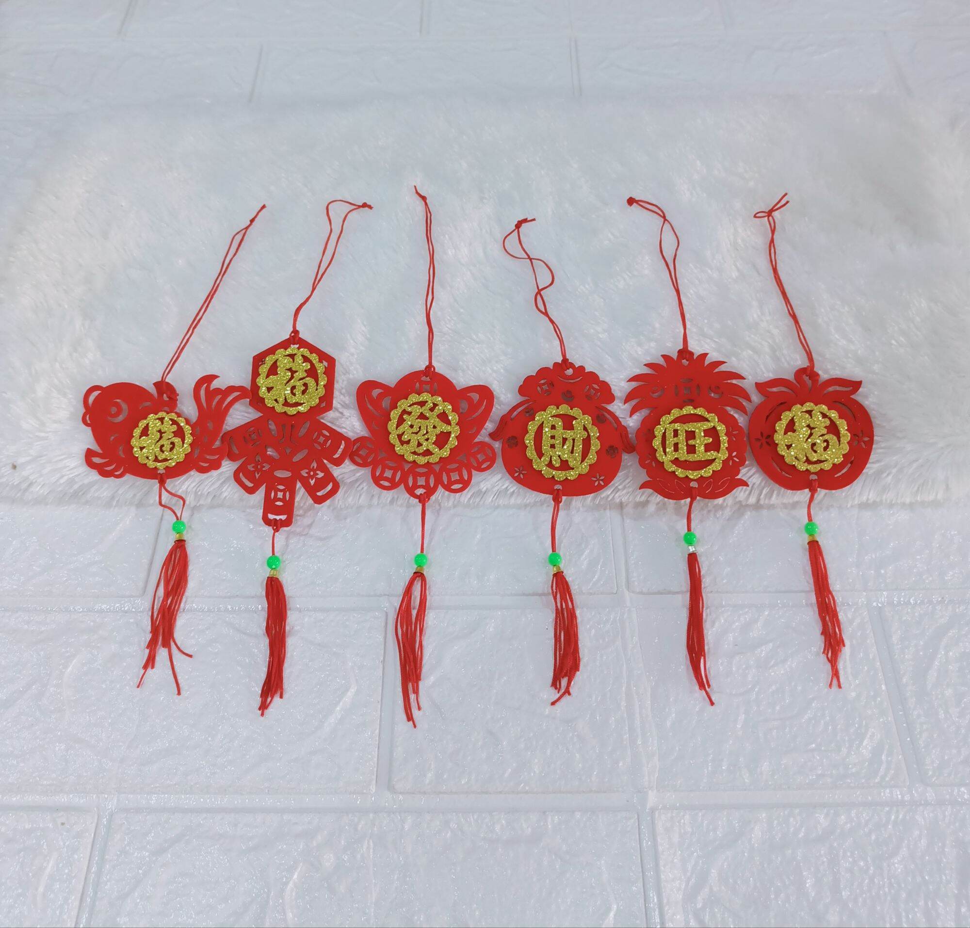 gantungan imlek/tassel imlek/hiasan imlek/dekorasi imlek/hiasan pohon ...