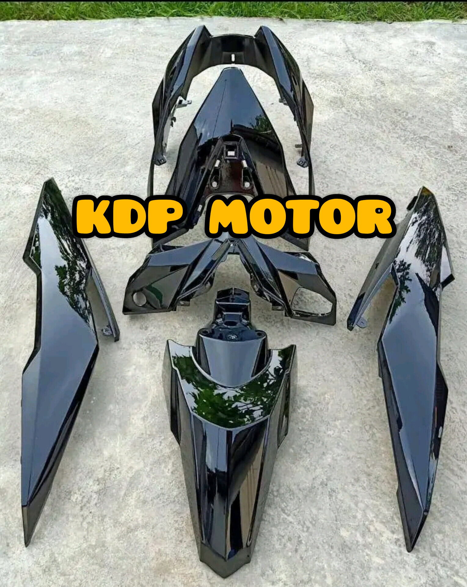 cover full body halus motor Honda beat eco esp hitam glossy tahun 2016 ...