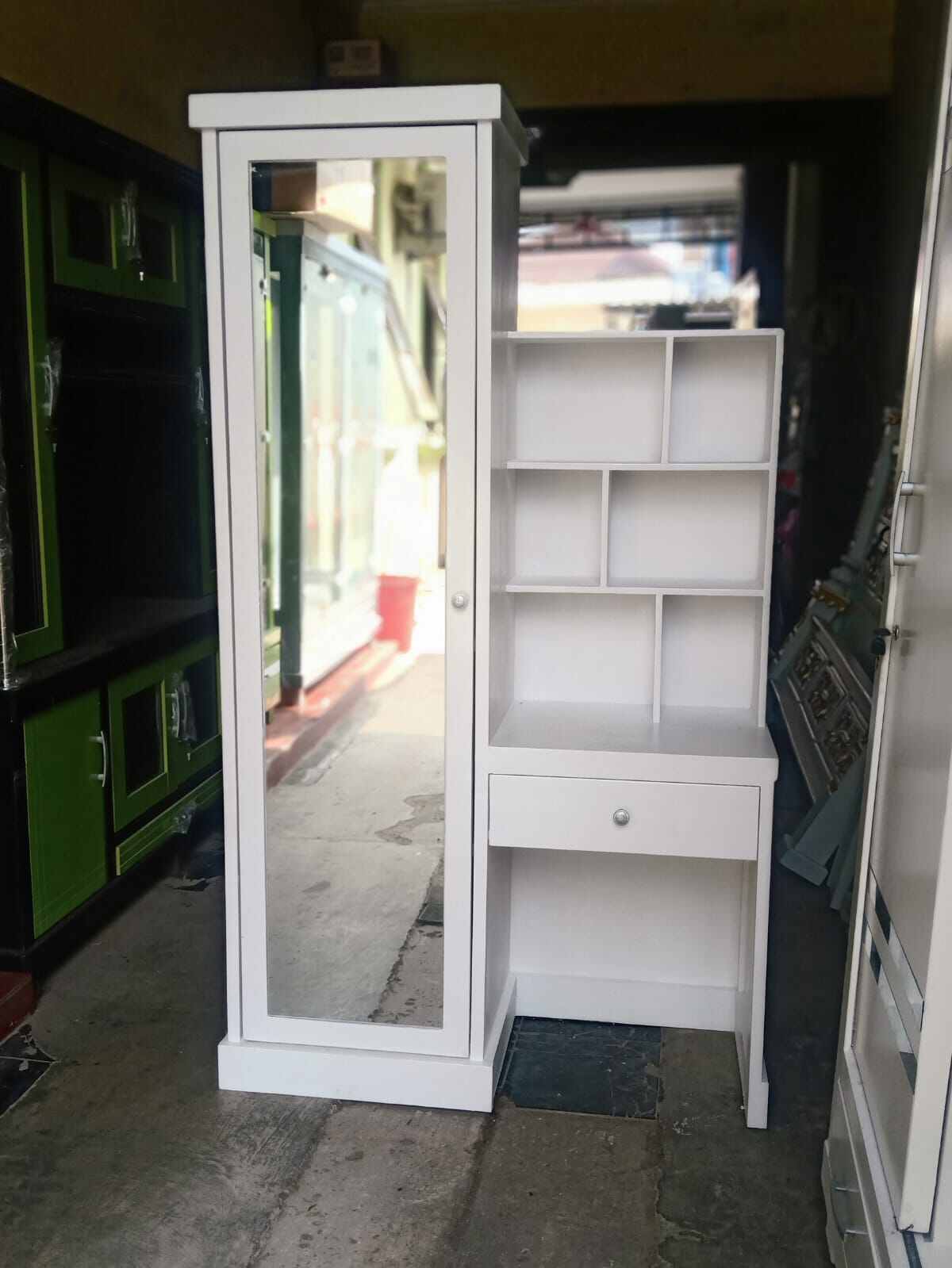 Meja rias+lemari hijab full kaca trendy | Lazada Indonesia