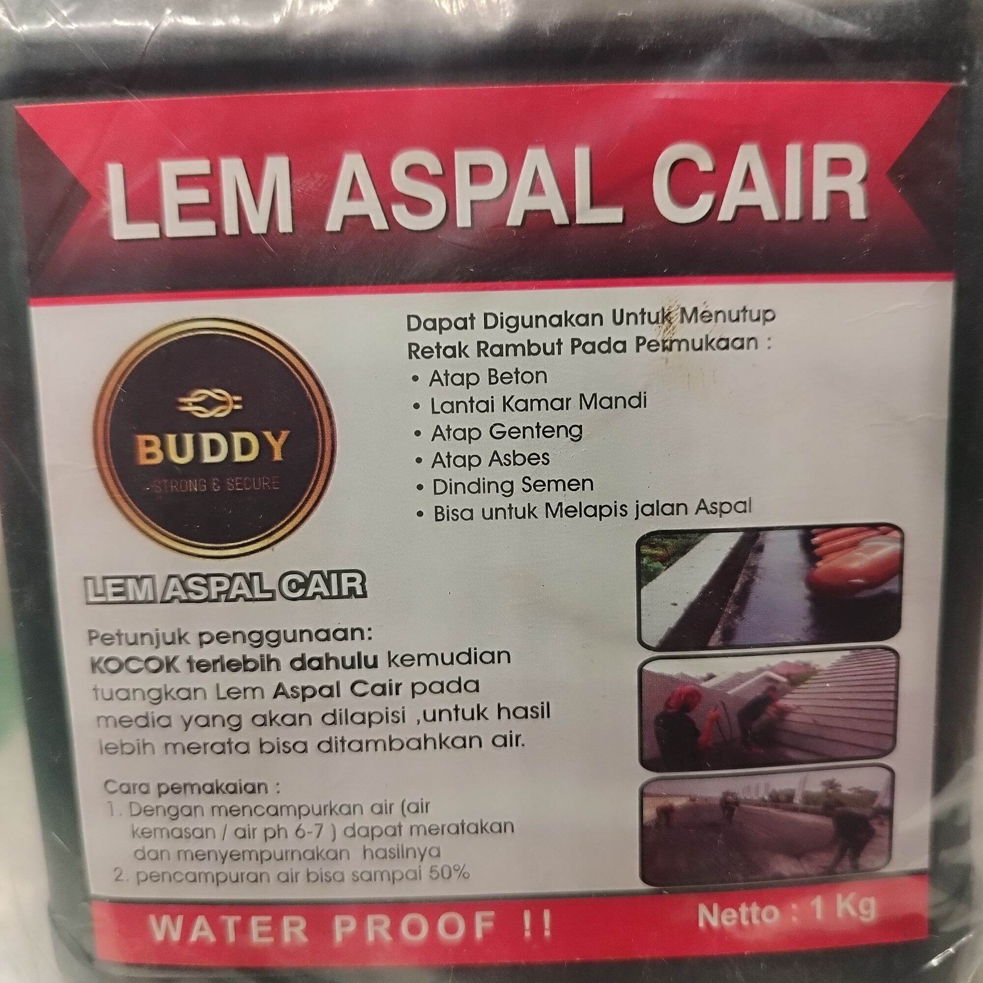 Lem Aspal Cair 1Kg Anti Rember Anti Bocor Waterproof | Lazada Indonesia