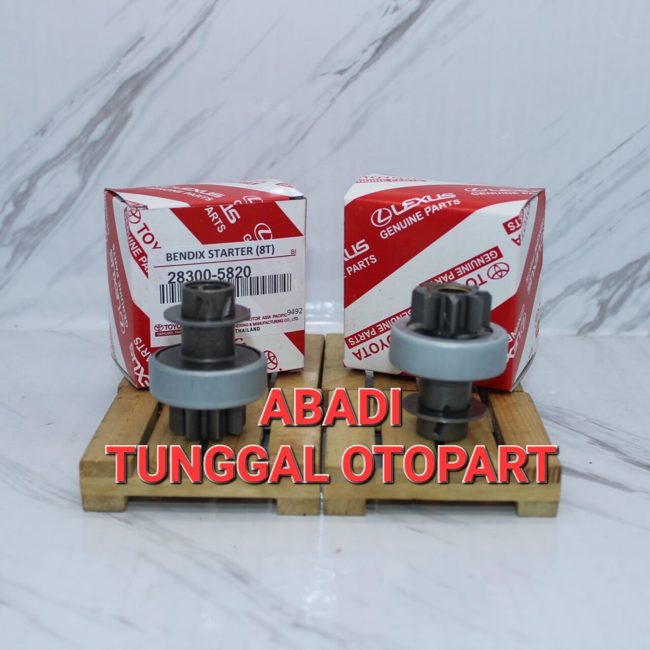BENDIX STARTER BENDIK STATER GIGI BENDIK 8T TOYOTA AVANZA KIJANG 5K ...