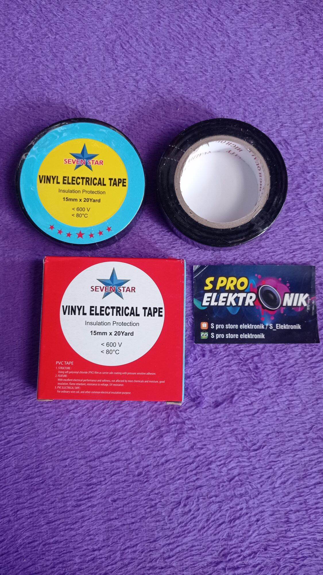 solasi listrik seven star 20 yard isolasi listrik | Lazada Indonesia