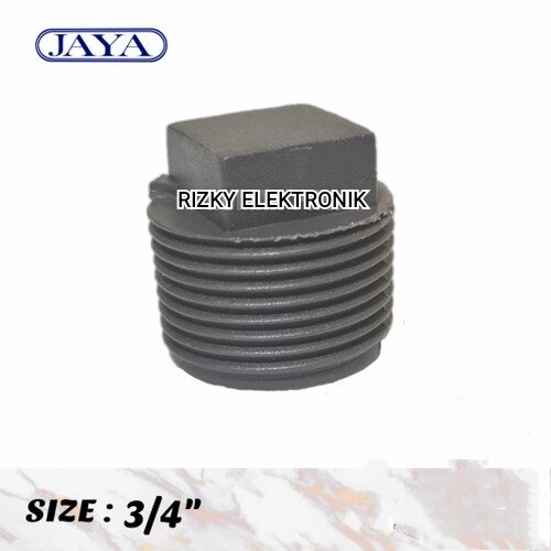 Plug Tutup Pipa PVC 3/4 inch Drat Luar Valve Sambungan JAYA | Lazada ...