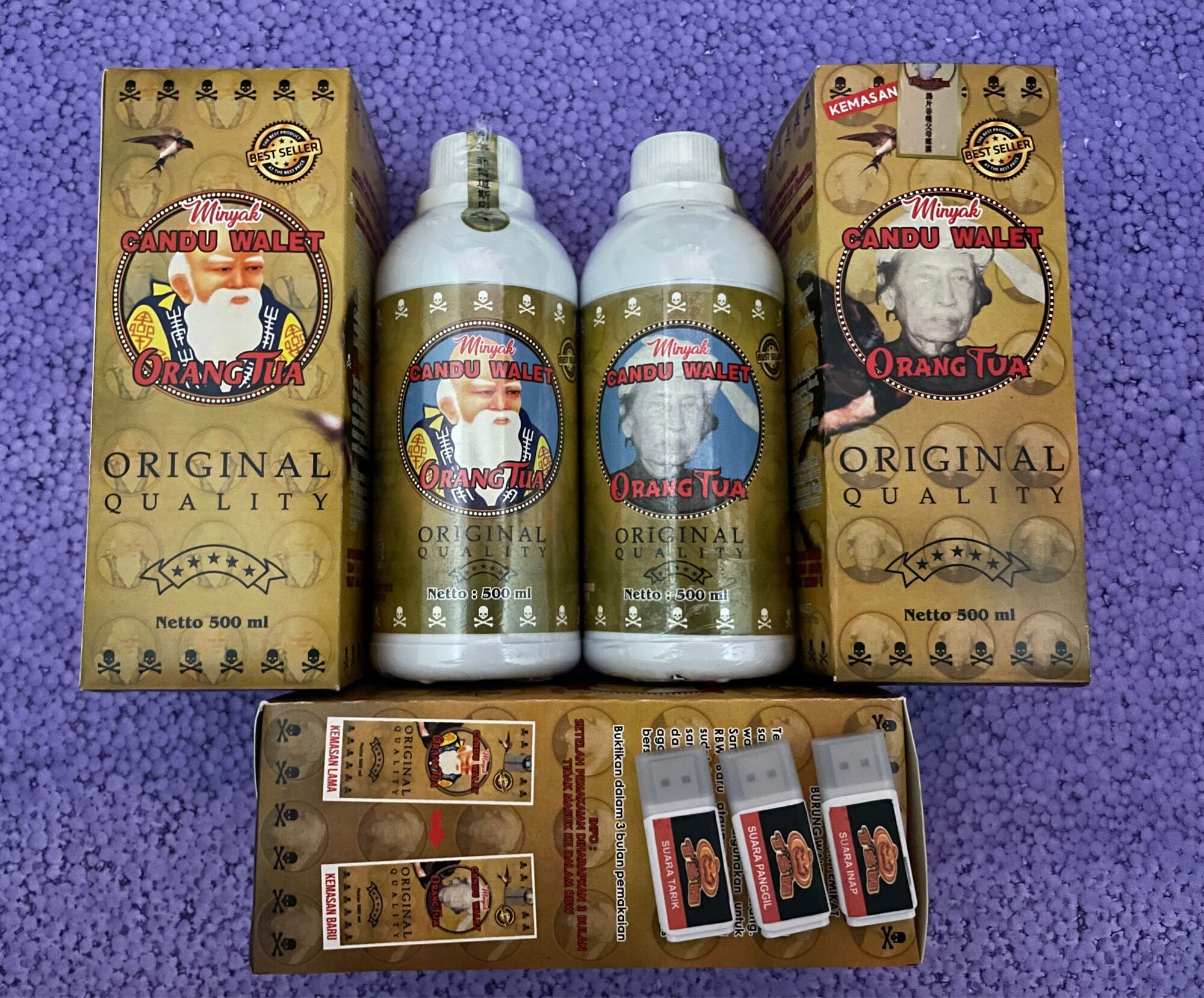 CANDU WALET CAP ORANG TUA ORIGINAL 500ml (FLASHDISK SP SI ATAU SP ST ...