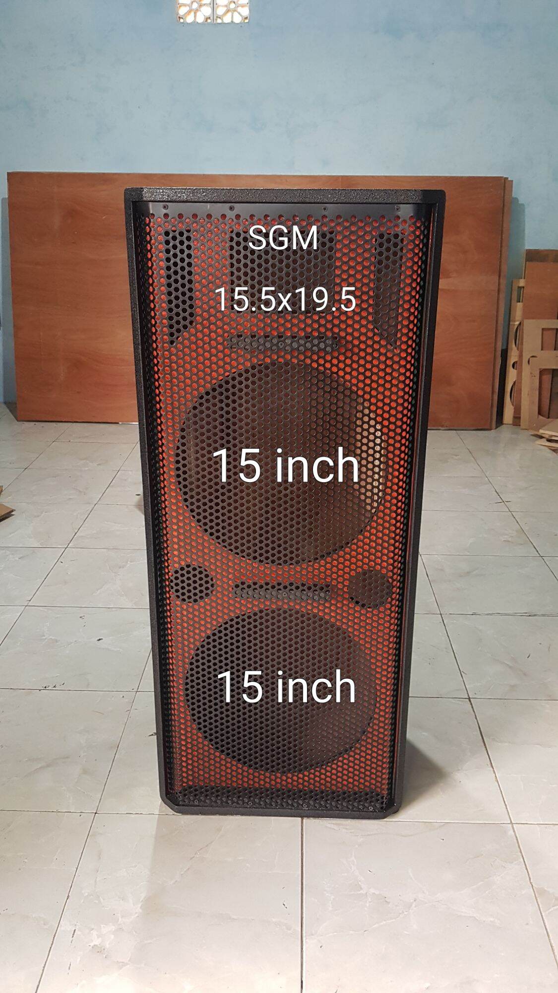 Box 15 inch double box speaker sr 15 inchi dua lubang | Lazada Indonesia