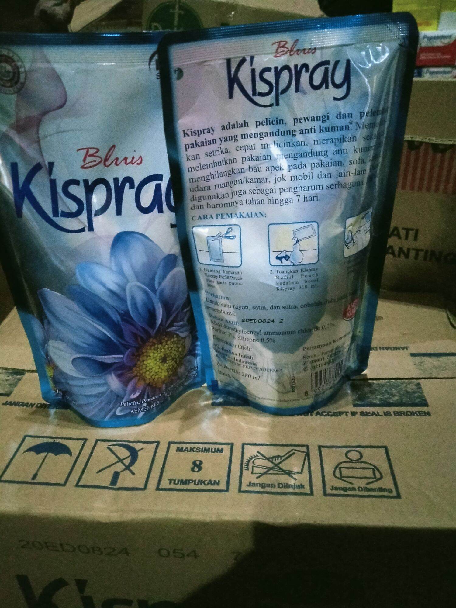 Kispray pewangi baju 280 ml aroma bluis | Lazada Indonesia