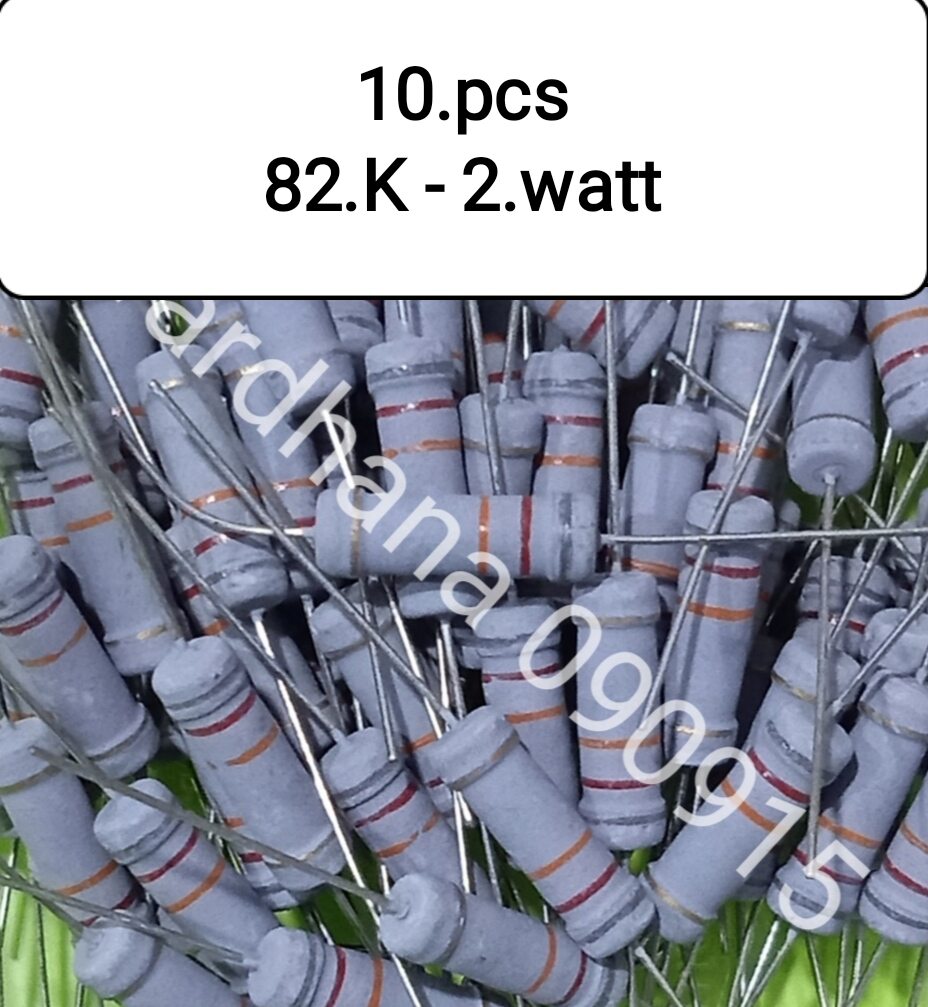 Resistor 82k 2 watt Resistor 2 watt 82 kilo ohm #10.pcs | Lazada Indonesia