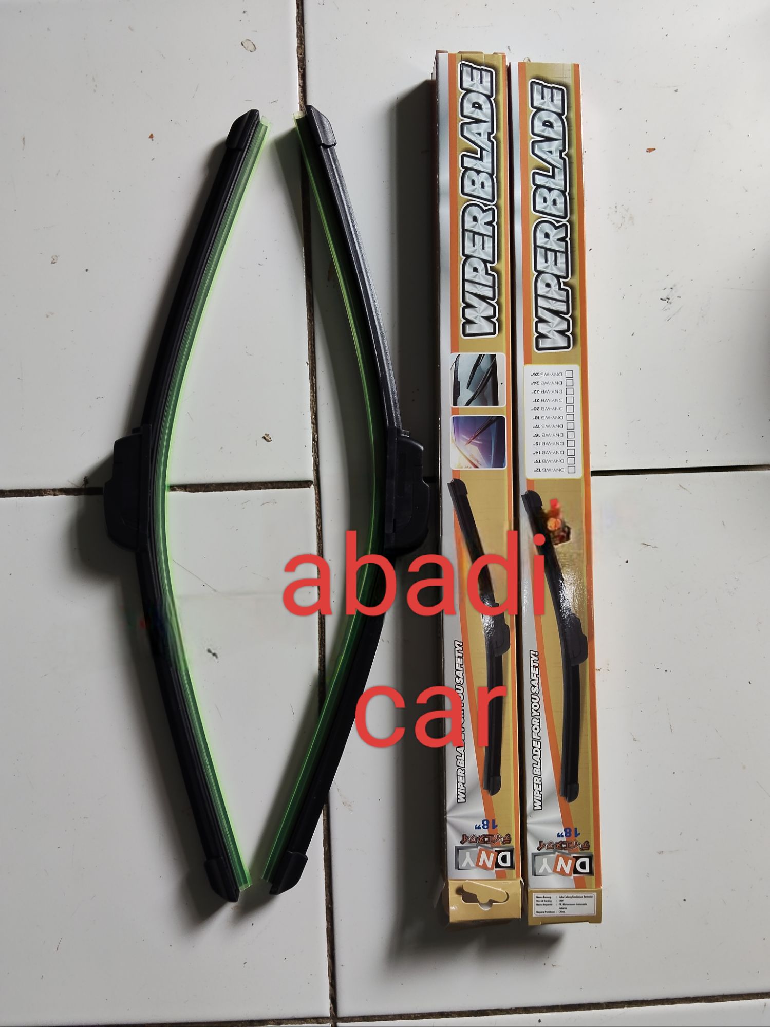 wiper kaca Blade Mitsubishi canter 110/125/136 HDX 2pc model banana ...