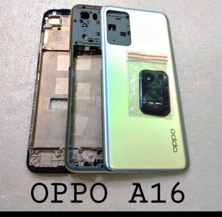 Casing Kesing Housing Fullset Frame Lcd Oppo A16 | Lazada Indonesia