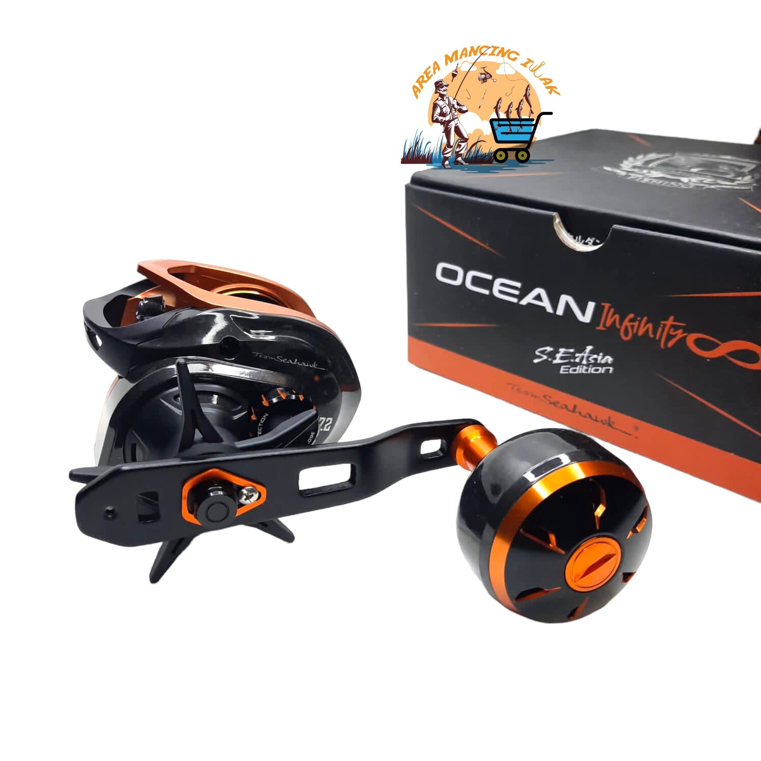 Reel Seahawk Ocean Infinity 372L/R Carbon Body | Lazada Indonesia