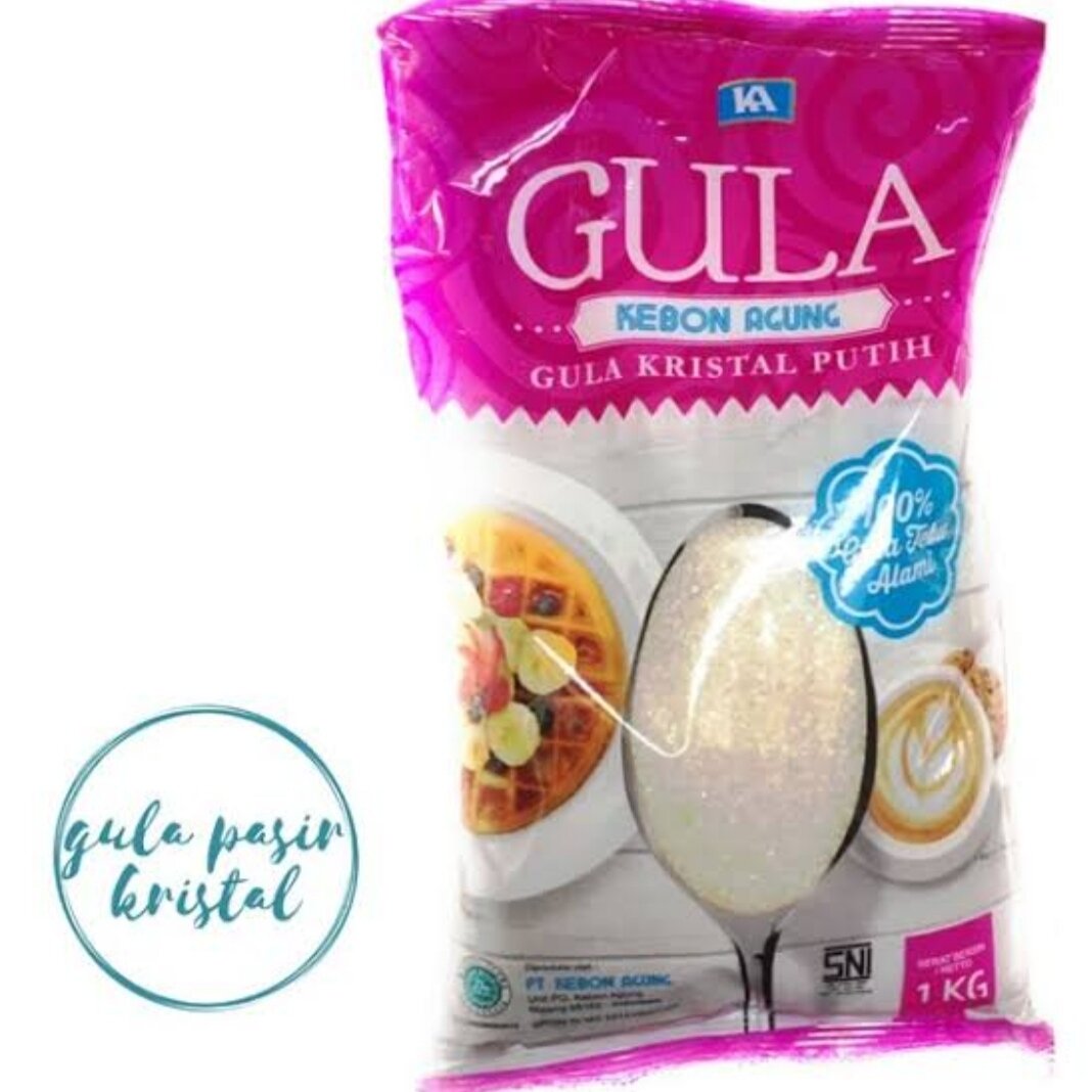 Kebon Agung gula pasir putih kemasan 1 kg | Lazada Indonesia