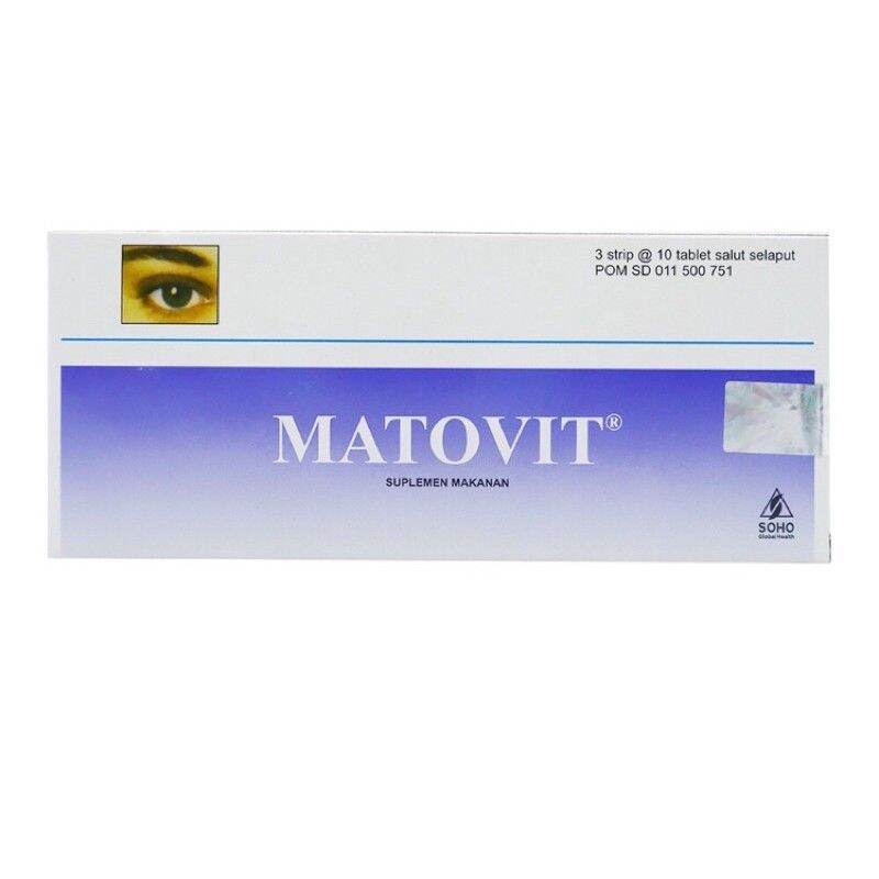Matovit 30 Tablet/ Vitamin Mata | Lazada Indonesia