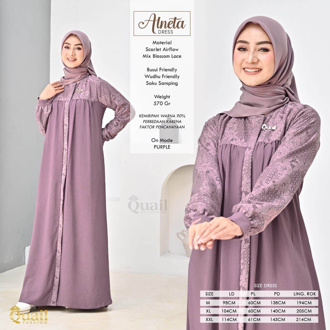 GAMIS BRUKAT WARNA PUTIH POLOS TERBARU MEWAH DRESS PESTA KONDANGAN ...